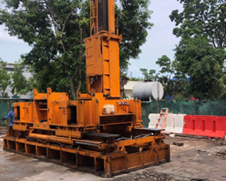 SCG Engineers Pte Ltd | Sheet piling with Raker Strut (Tampines Street ...